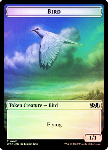 {Bird Token} // {Food Token} (#010) | Wilds of Eldraine | Star City Games