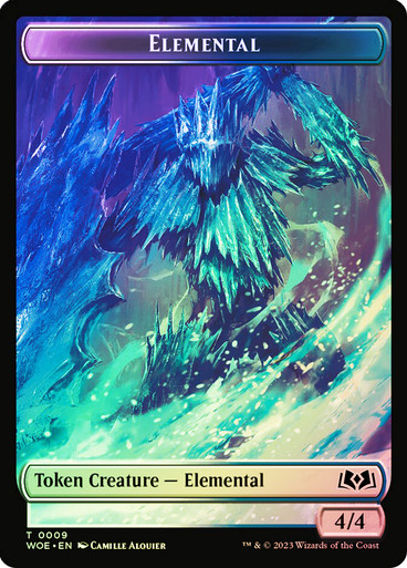 {Elemental Token} // {Food Token} (#012) | Wilds of Eldraine | Star ...