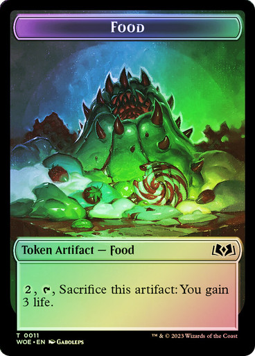{Food Token} (#011) // {Treasure Token} | Wilds of Eldraine | Star City ...