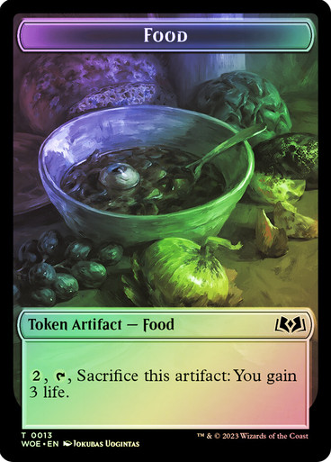 {Food Token} (#013) // {Treasure Token} | Wilds of Eldraine | Star City ...