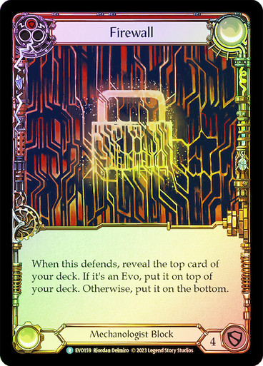 Firewall (Red) | Bright Lights (Rainbow Foil) | Star City Games