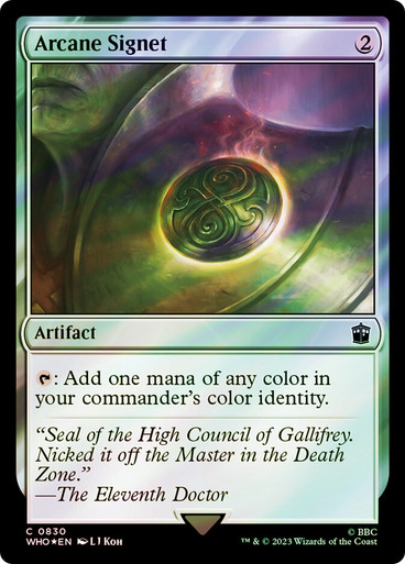 Arcane Signet | Doctor Who Commander | Star City Games