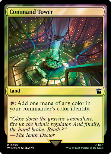 Command Tower (#855) (Surge Foil) | Doctor Who Commander - Alternate ...