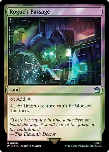 Rogue's Passage (Surge Foil) | Doctor Who Commander - Alternate Foil ...
