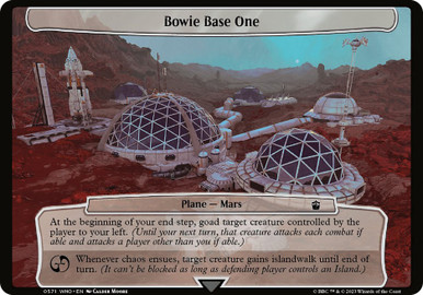Bowie Base One | Doctor Who Commander Planechase - Planes | Star City Games