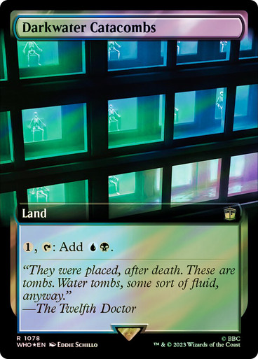 Darkwater Catacombs (Extended Art) (Surge Foil) | Doctor Who Commander ...