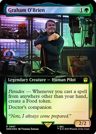 Graham O'Brien (Extended Art) (Surge Foil) | Doctor Who Commander ...