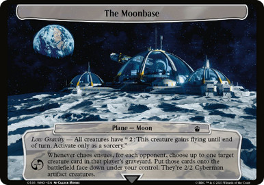 The Moonbase | Doctor Who Commander Planechase - Planes | Star City Games