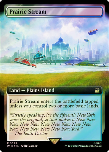 Prairie Stream (Extended Art) (Surge Foil) | Doctor Who Commander ...