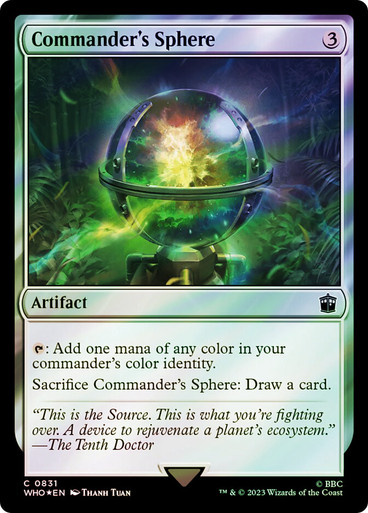 Commander's Sphere (Surge Foil) | Doctor Who Commander - Alternate Foil ...