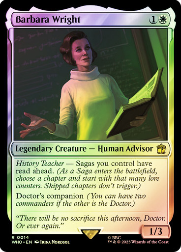 Barbara Wright | Doctor Who Commander | Star City Games