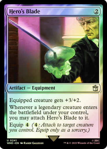 Hero's Blade | Doctor Who Commander | Star City Games