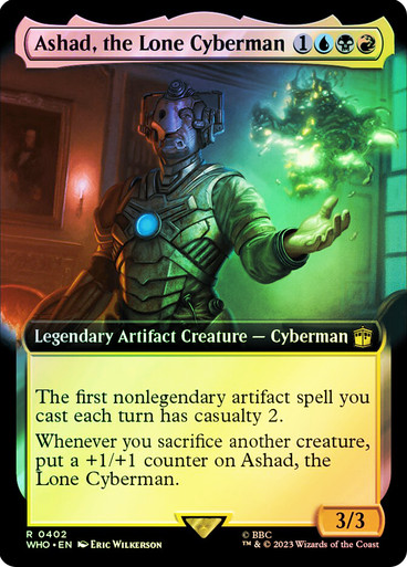 Ashad, the Lone Cyberman (Extended Art) | Doctor Who Commander ...