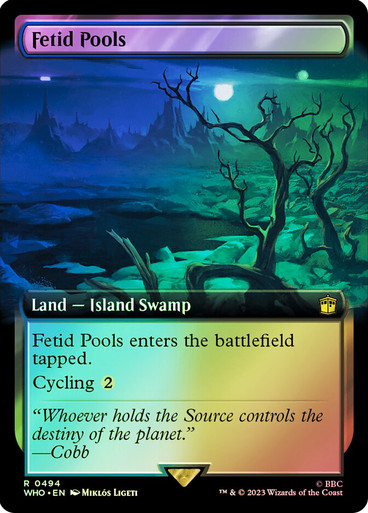 Fetid Pools (Extended Art) | Doctor Who Commander - Variants | Star ...