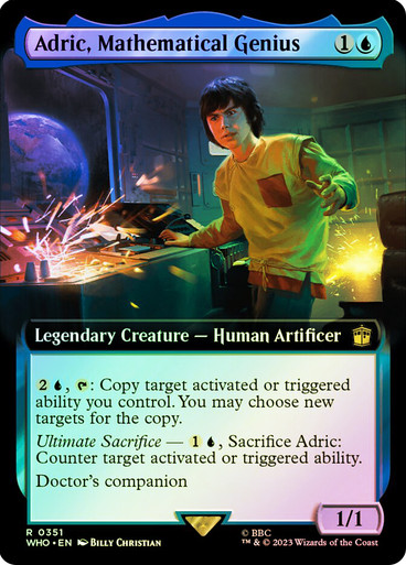 Adric, Mathematical Genius (Extended Art) | Doctor Who Commander ...