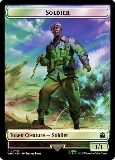 {Soldier Token} // {Treasure Token} (#061) (Surge Foil) | Doctor Who ...