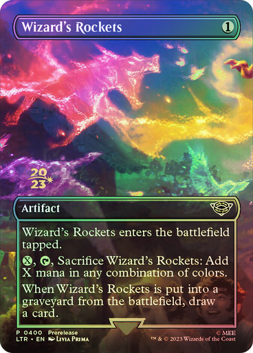 Wizard's Rockets (Prerelease) (The Lord of the Rings) (Borderless ...