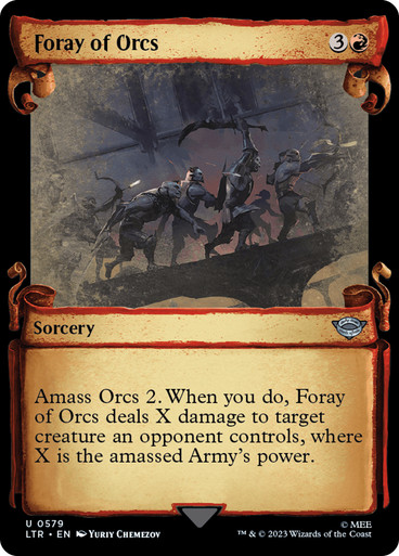 Foray of Orcs (Showcase) | The Lord of the Rings - Variants | Star City ...