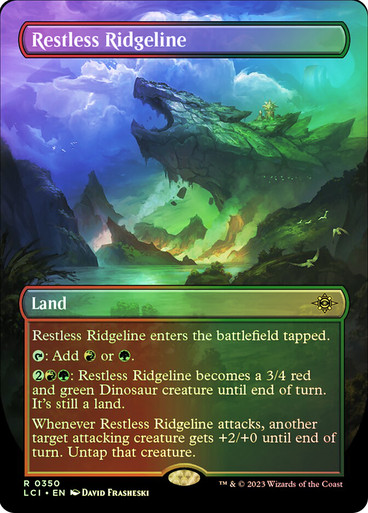 Restless Ridgeline (Borderless) | The Lost Caverns of Ixalan - Variants ...