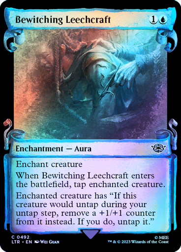Bewitching Leechcraft (Showcase) (Silver Foil) | The Lord of the Rings - Alternate Foil | Star ...