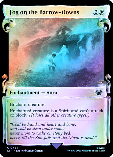 Fog on the Barrow-Downs (Showcase) (Silver Foil) | The Lord of the ...