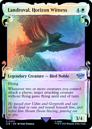 Landroval, Horizon Witness (Showcase) (Silver Foil) | The Lord of the ...