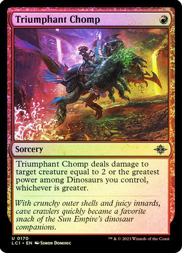 Triumphant Chomp | The Lost Caverns of Ixalan | Star City Games