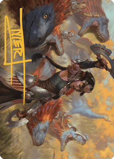 {Huatli, Poet of Unity Art Card} (Signed) | Art Series: The Lost ...