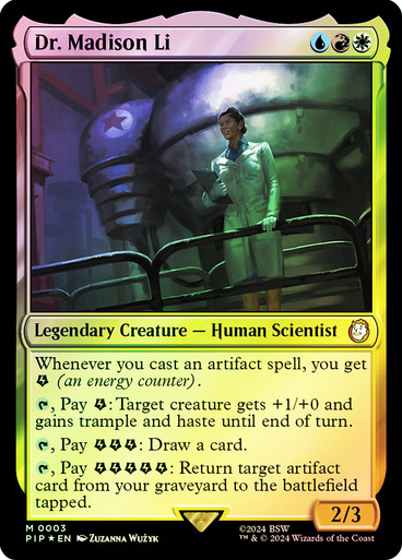 Dr. Madison Li | Fallout Commander | Star City Games