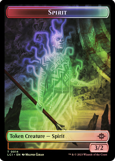 {Spirit Token} // {Treasure Token} (#018) | The Lost Caverns of Ixalan ...
