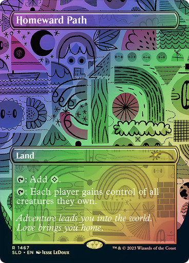 Homeward Path (Secret Lair) (#1467) (Borderless) | Promo: General ...
