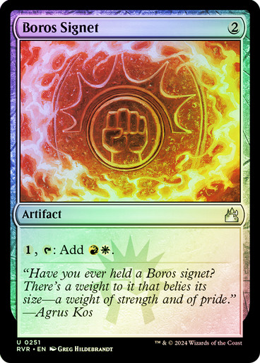 Boros Signet | Ravnica Remastered | Star City Games