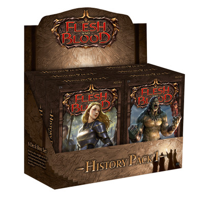 Flesh and Blood - History Pack 1 Blitz Deck Display (1 Set of 6 Decks ...