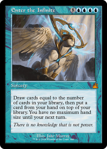 Enter the Infinite (Retro Frame) | Ravnica Remastered - Retro Frame ...