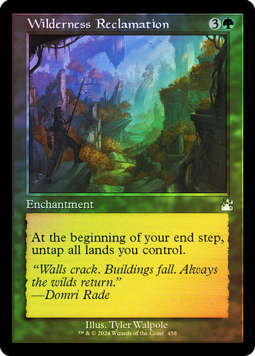 Wilderness Reclamation (Retro Frame) | Ravnica Remastered - Retro Frame ...
