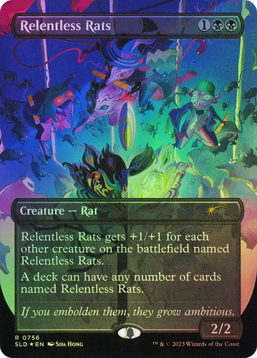 Relentless Rats (Secret Lair) (#756) (Borderless) | Promo: General ...