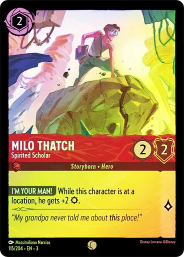 Milo Thatch - Spirited Scholar | Into the Inklands | Star City Games