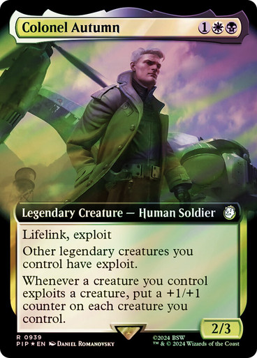 Colonel Autumn (Extended Art) (Surge Foil) | Fallout Commander ...