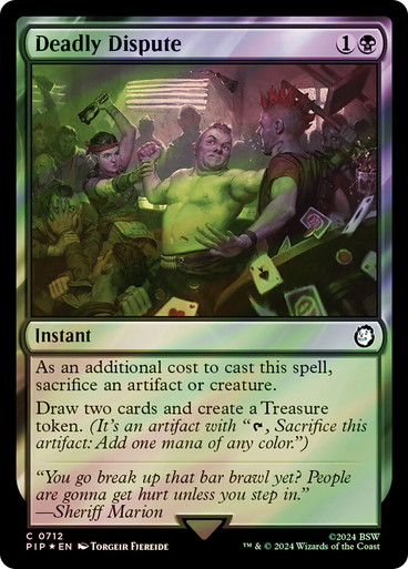 Deadly Dispute (Surge Foil) | Fallout Commander - Alternate Foil | Star ...