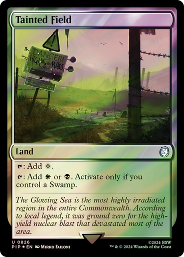 Tainted Field (Surge Foil) | Fallout Commander - Alternate Foil | Star ...