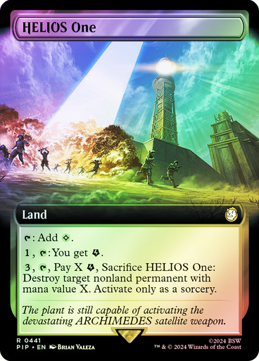 HELIOS One (Extended Art) | Fallout Commander - Variants | Star City Games