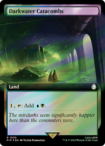 Darkwater Catacombs (Extended Art) (Surge Foil) | Fallout Commander ...