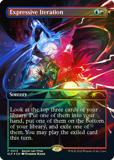 Expressive Iteration (Secret Lair Prize) (Borderless) | Promo: General ...