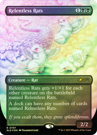 Relentless Rats (Secret Lair) (#757) (Borderless) | Promo: General ...
