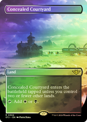 Concealed Courtyard (Borderless) | Outlaws of Thunder Junction ...