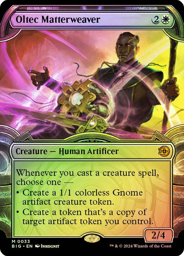 Oltec Matterweaver (#033) (Showcase) | The Big Score - Variants | Star ...