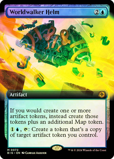 Worldwalker Helm (#072) (Extended Art) | The Big Score - Variants | Star City Games