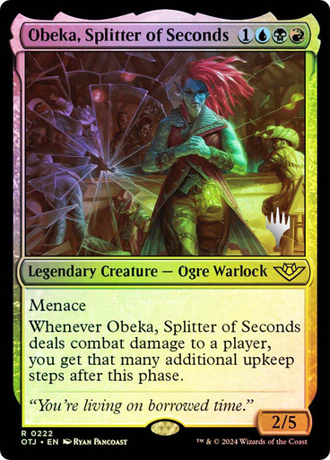 Obeka, Splitter of Seconds (Promo Pack) (Outlaws of Thunder Junction ...