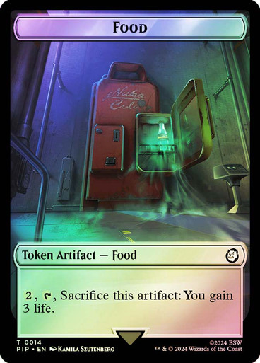 {Food Token} (#014) // {Human Soldier Token} | Fallout Commander | Star ...