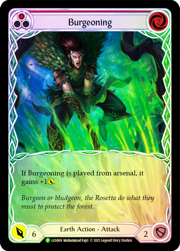 Burgeoning (Red) (Armory Event) (Extended Art) | Promotional Cards ...